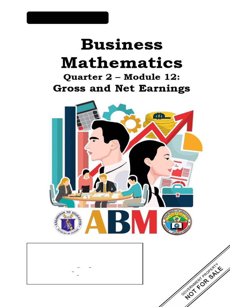 Business Mathematics - Module 12 - Gross and Net Earnings | PDF ...