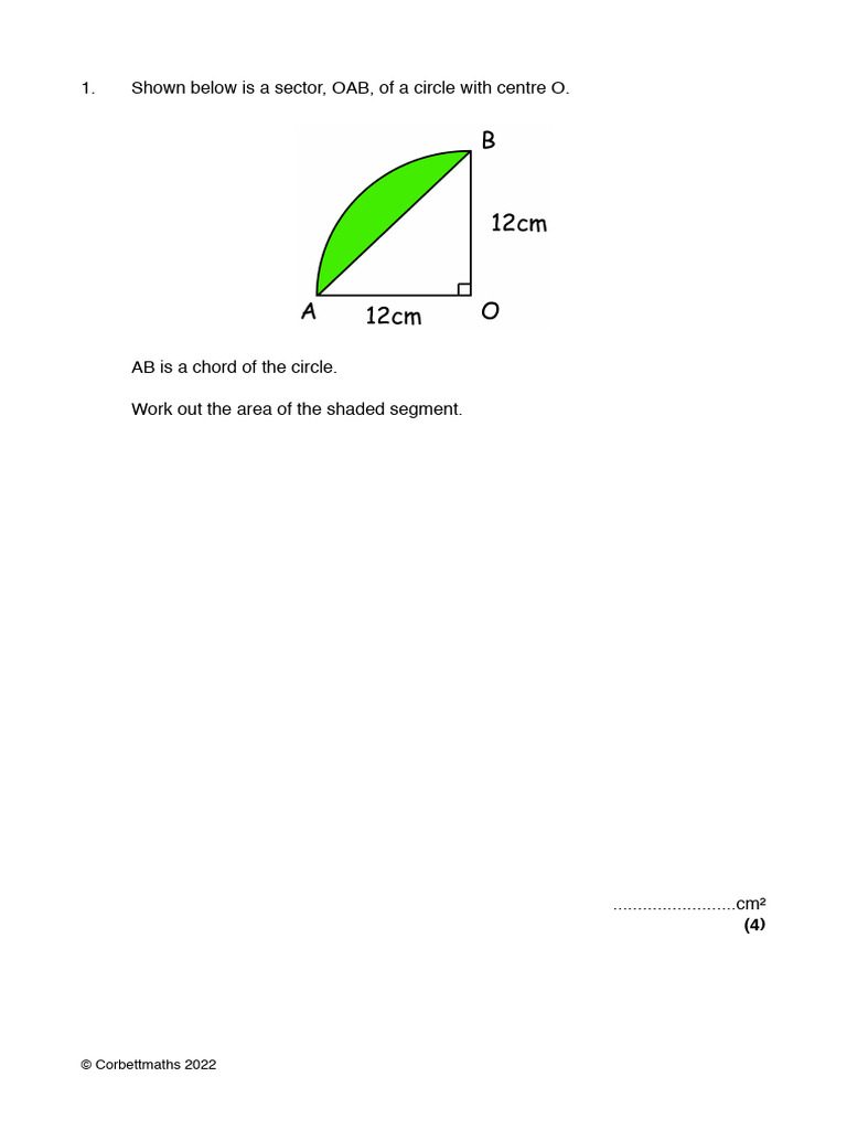 Pages From Area of A Segment | PDF