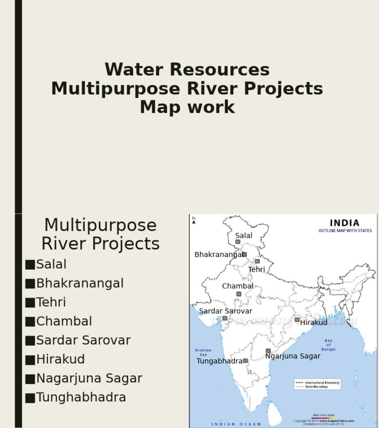 Multipurpose River Projects Map | PDF