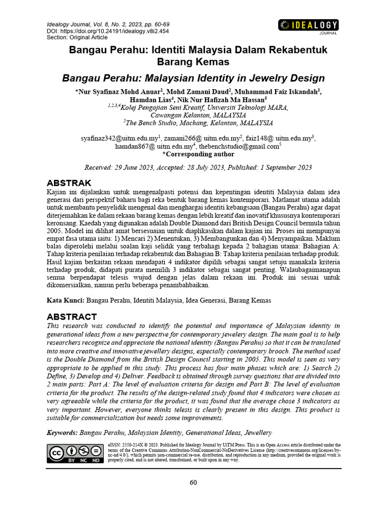 Bangau Perahu: Malaysian Identity in Jewelry Design: Bangau Perahu ...