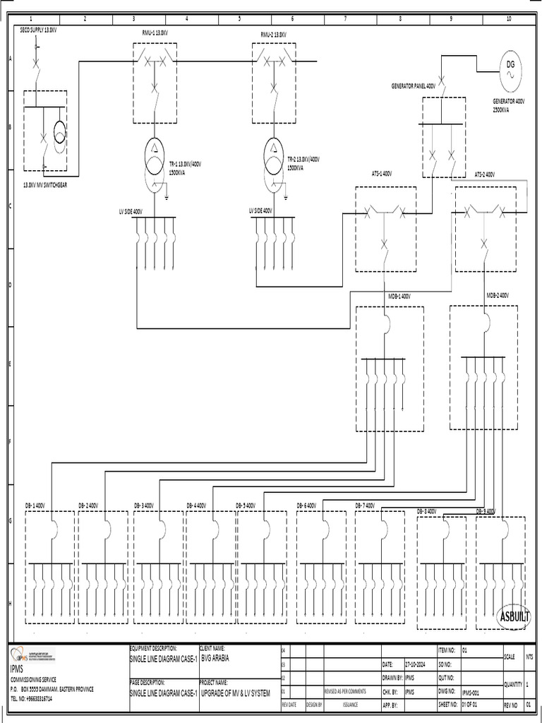 Case-1 Single Line Diagram | PDF | Technology & Engineering
