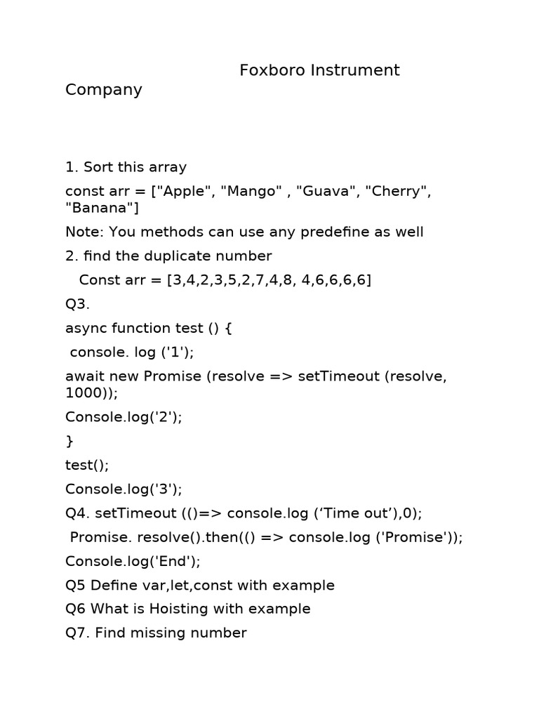 Foxboro Instrument Company PDF | PDF