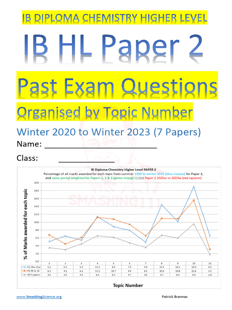 2020-2023 Paper 2 Questions | PDF | Chemistry | Applied And ...