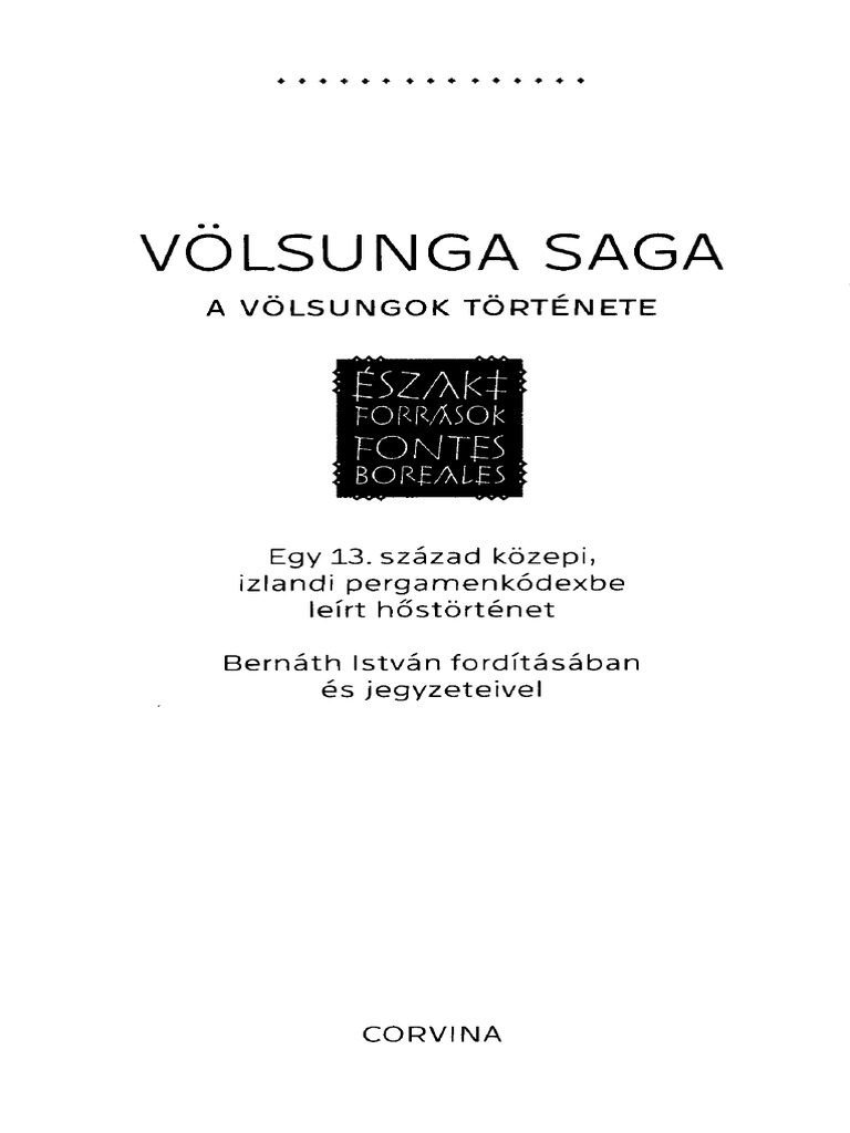 Völsunga Saga | PDF