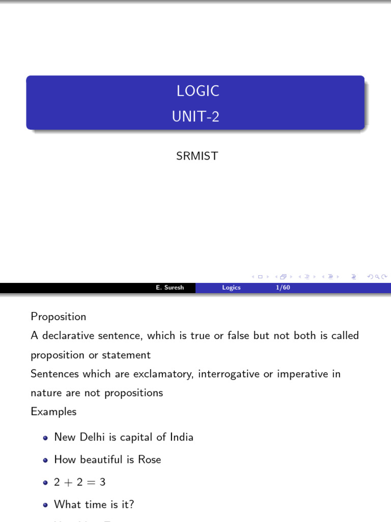 Logic Proofs Full Slides | PDF | Proposition | Logic