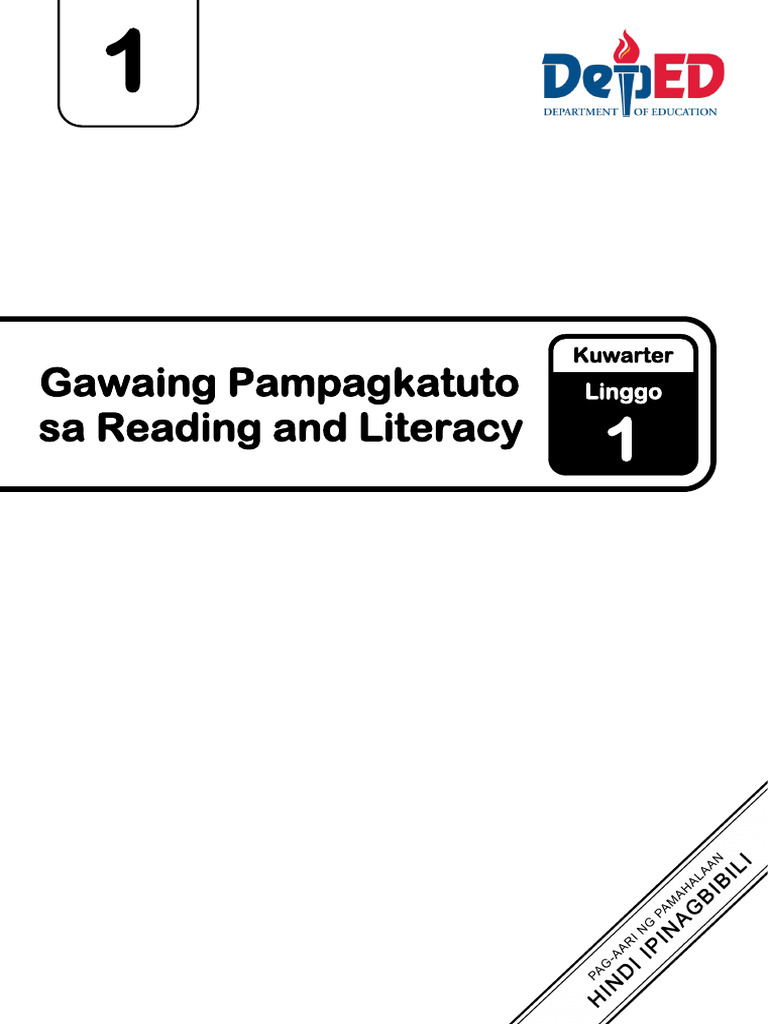 Las - Q2 - W1 - Reading and Literacy | PDF