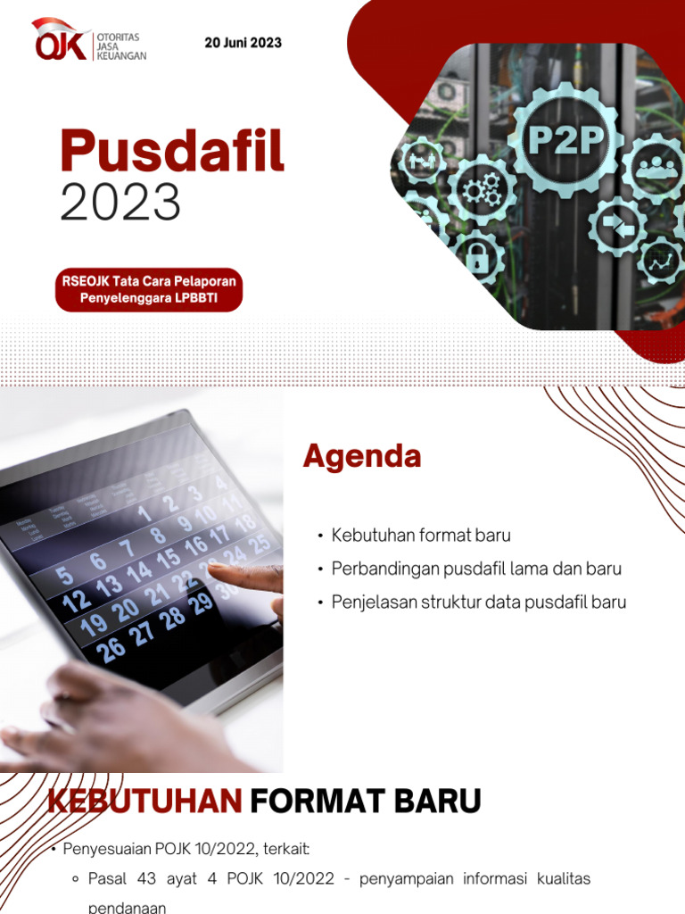 Bahan Tayang Petunjuk Penggunaan Pusdafil | PDF