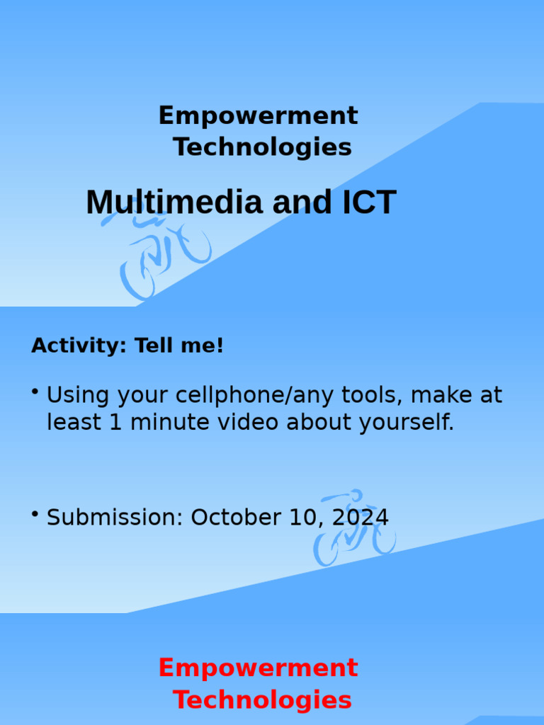 Multimedia and ICT Empowerment Activities | PDF | Educational Technology | Multimedia
