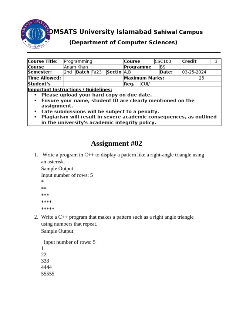 Theory Assignment 2 | PDF | Computing | Computer Science