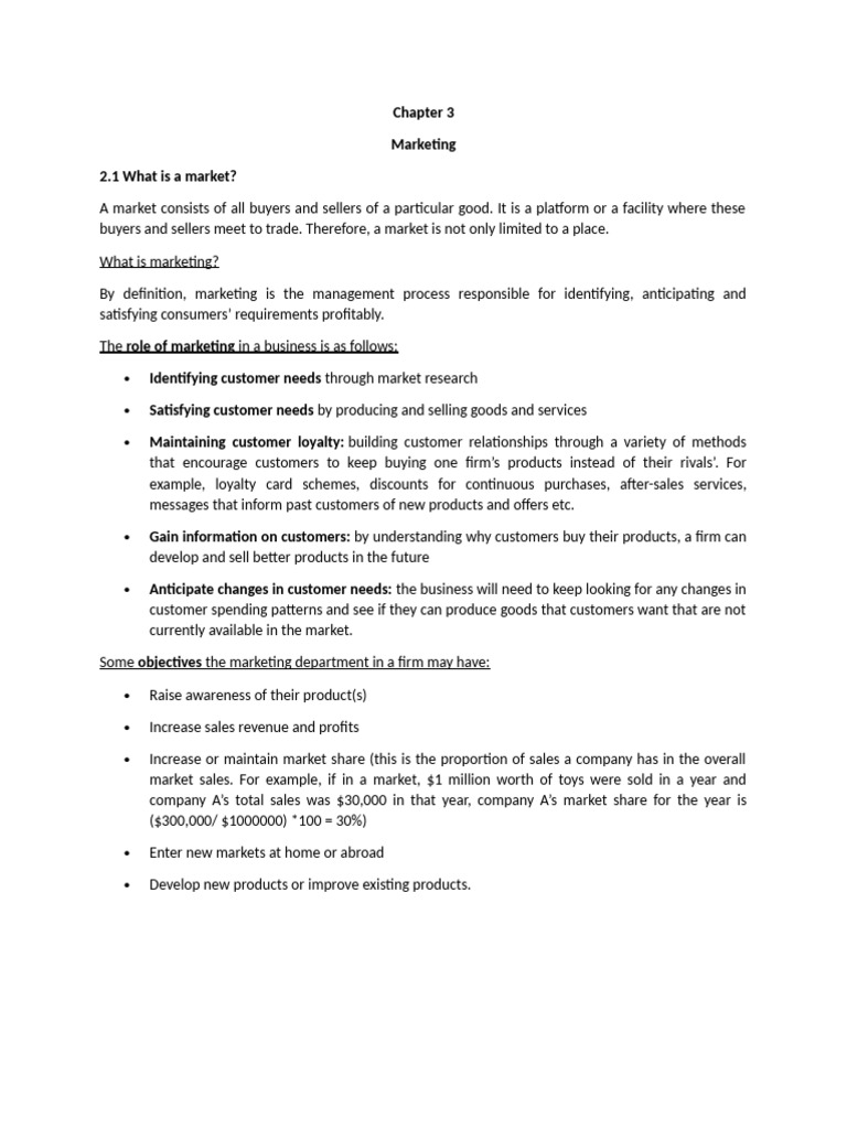 Chapter 3 Bs Notes by TSG | PDF | Marketing Research | Marketing