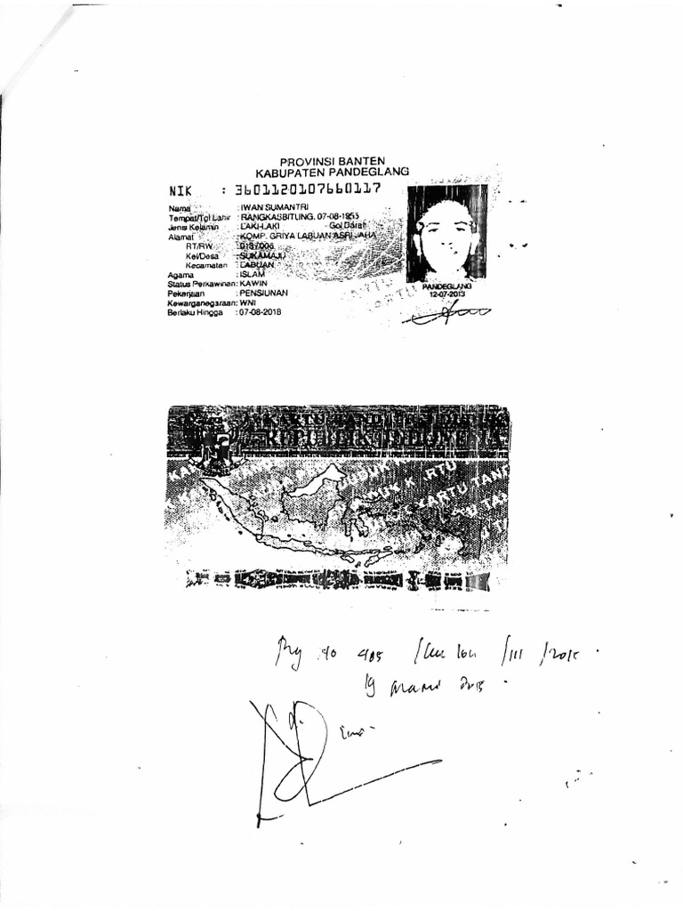 KTP Iwan Sumantri - 2 | PDF