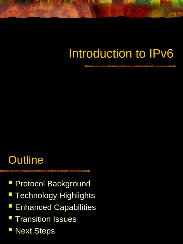 Curs IPv6 | PDF | I Pv6 | Ip Address