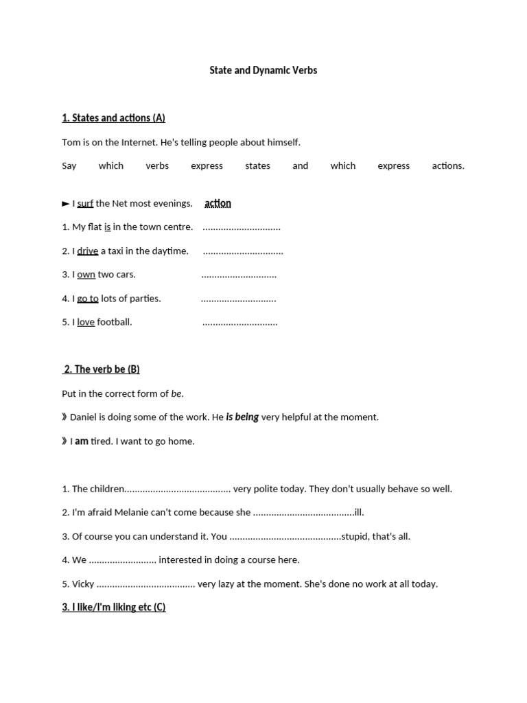 25005e346 - 2821eb141 - 4383e4ac9 - State and Dynamic Verbs FE | PDF ...