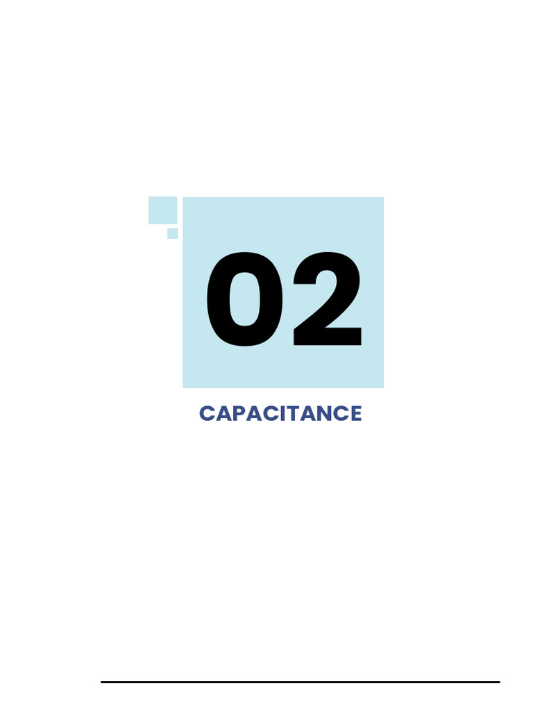 Class 12 Capacitor and Capacitance Notes | PDF | Capacitance | Capacitor