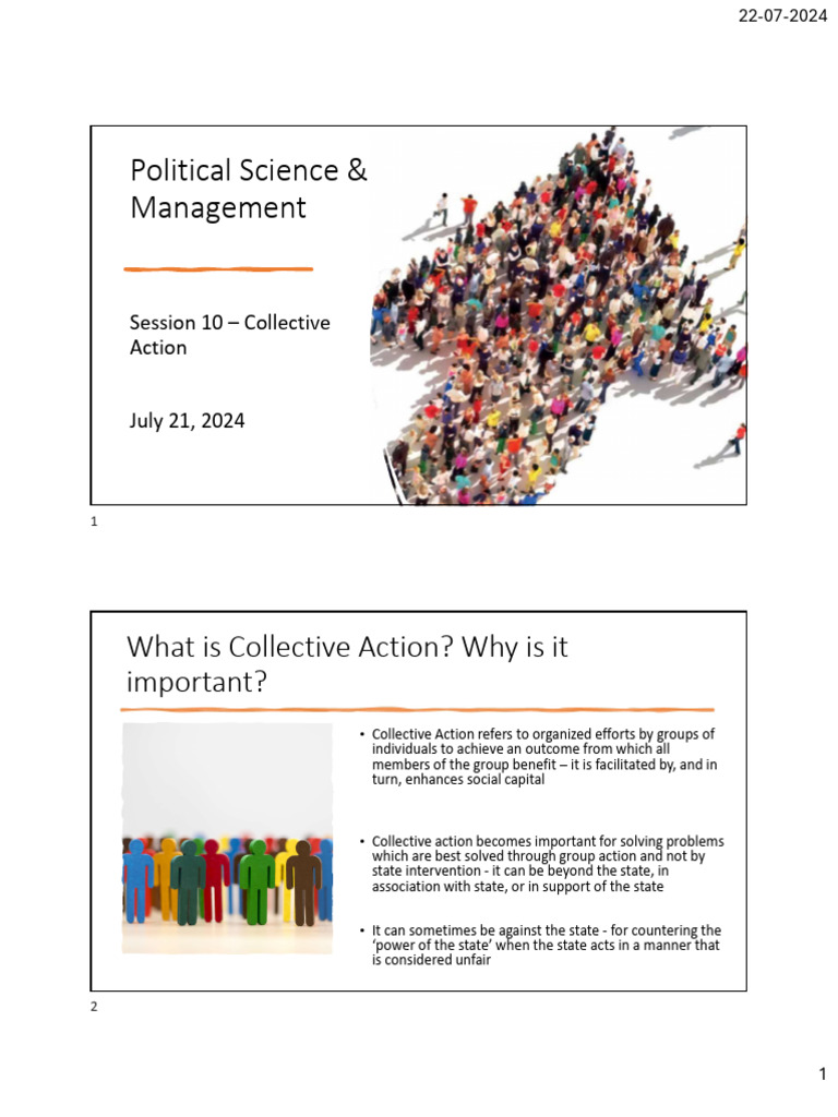 Session 10 - Collective Action | PDF | Collective Action | Governance