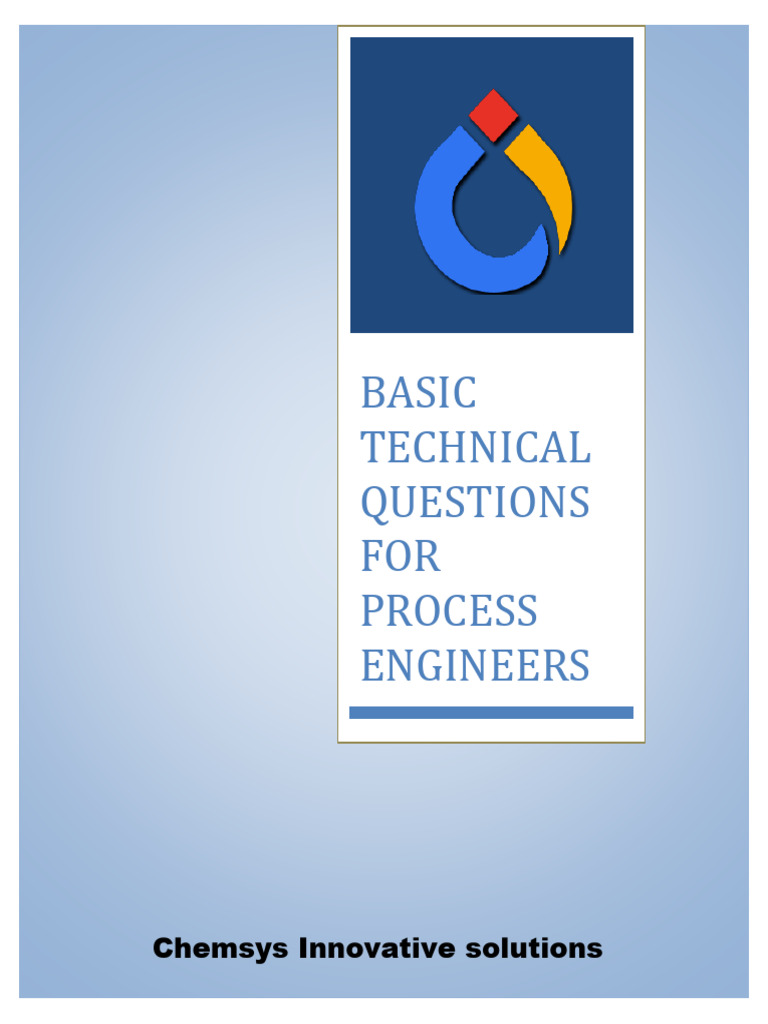 Basic Technical Questions For Chemical Engineers | PDF | Pressure | Fluid Mechanics