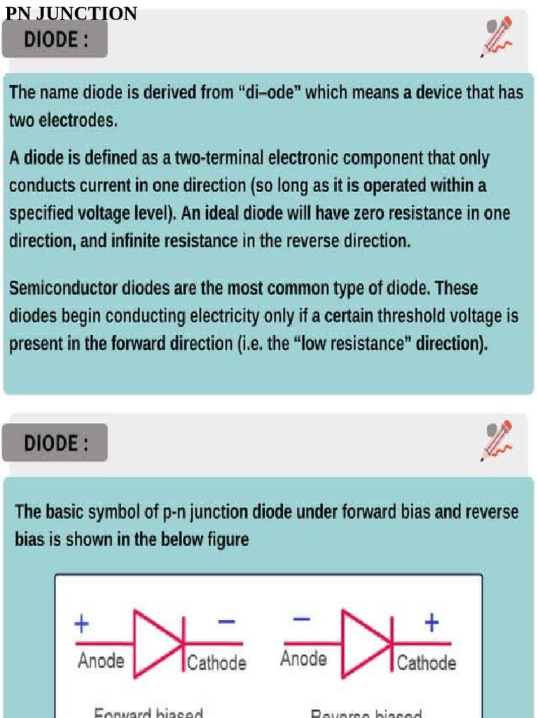 1.2 PN Junction Diode | PDF