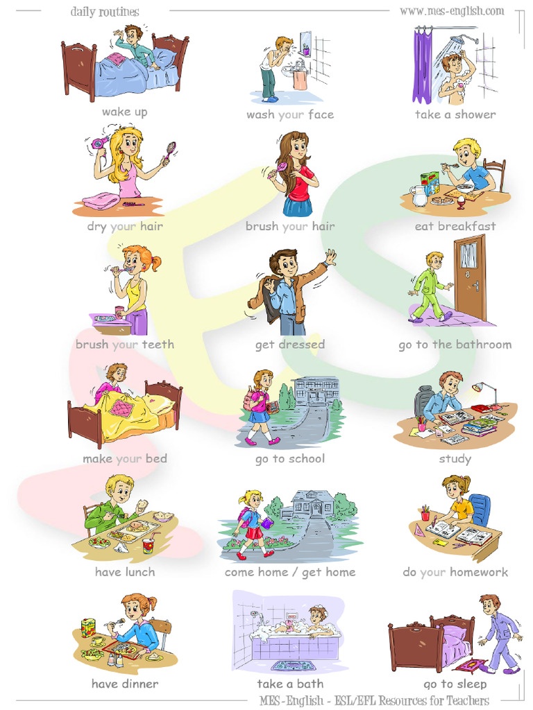 DAILY ROUTINES 1 | PDF