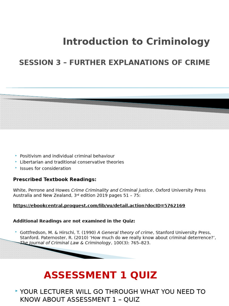 Criminology Theories and Explanations | PDF | Criminology | Crimes