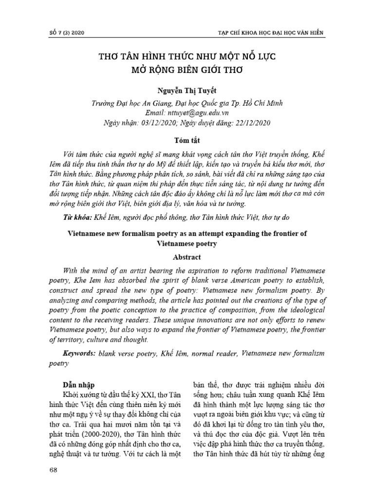 Thơ Tân Hình TH C N L C ... Biên Gi I | PDF