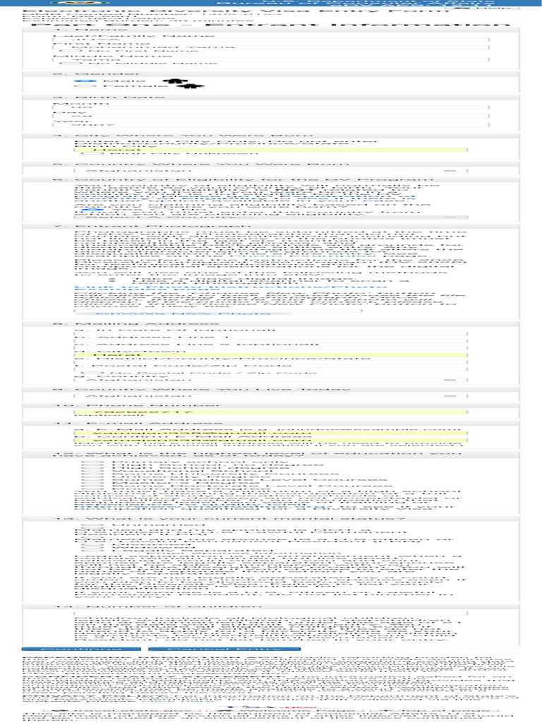 Electronic Diversity Visa Program 2 | PDF | United States Nationality ...