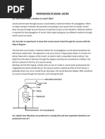 Bell Jar Sound Experiment Analysis | PDF