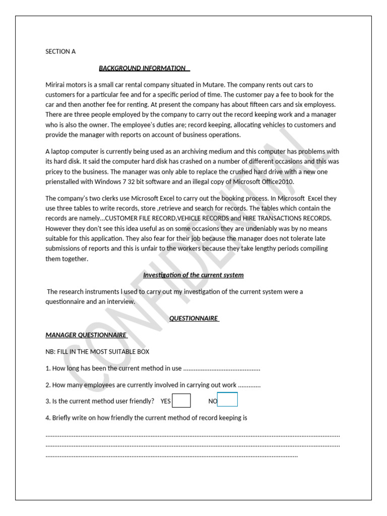 Car Rentals documentation | PDF | Software | Databases