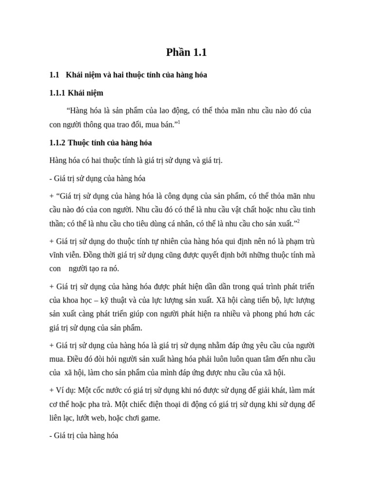 Phan 1.1 2.2 Ket Luan | PDF