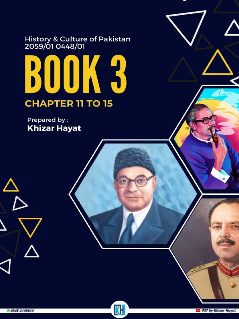 History Book 3 PST by KH | PDF | Pakistan | Muhammad Ali Jinnah