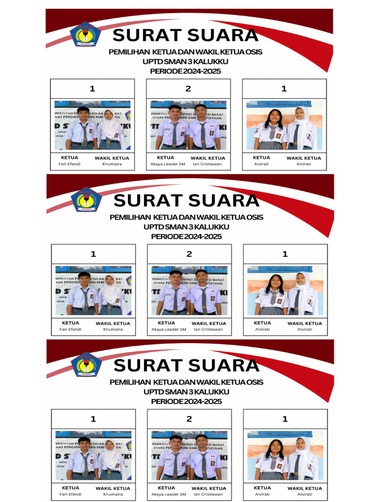 SURAT SUARA | PDF