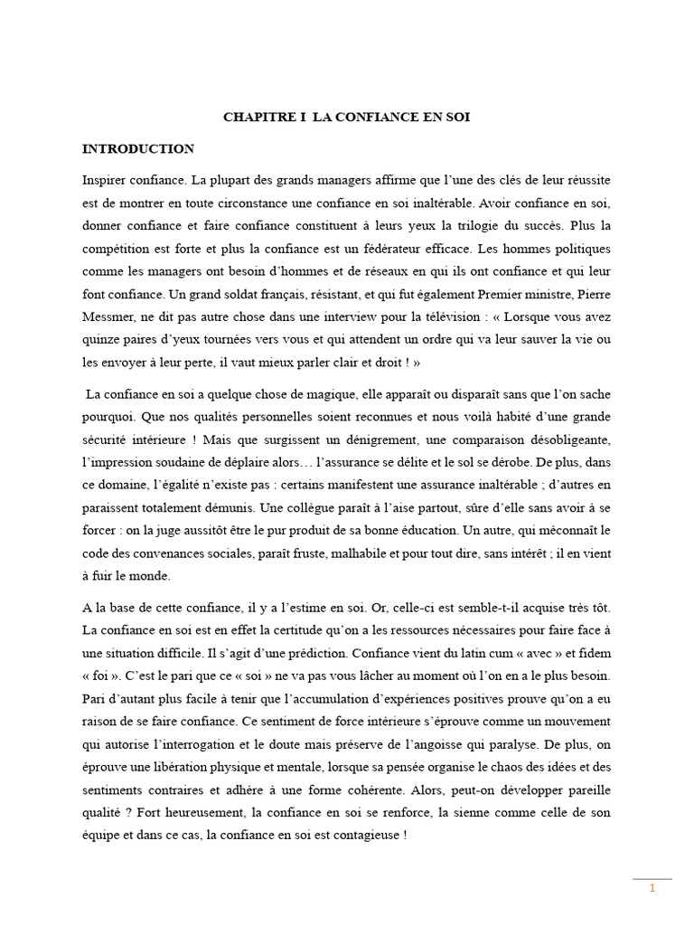 Dã© Veloppement Du Personnel Cours 2024 Definitif | PDF | Émotions | Intelligence émotionnelle