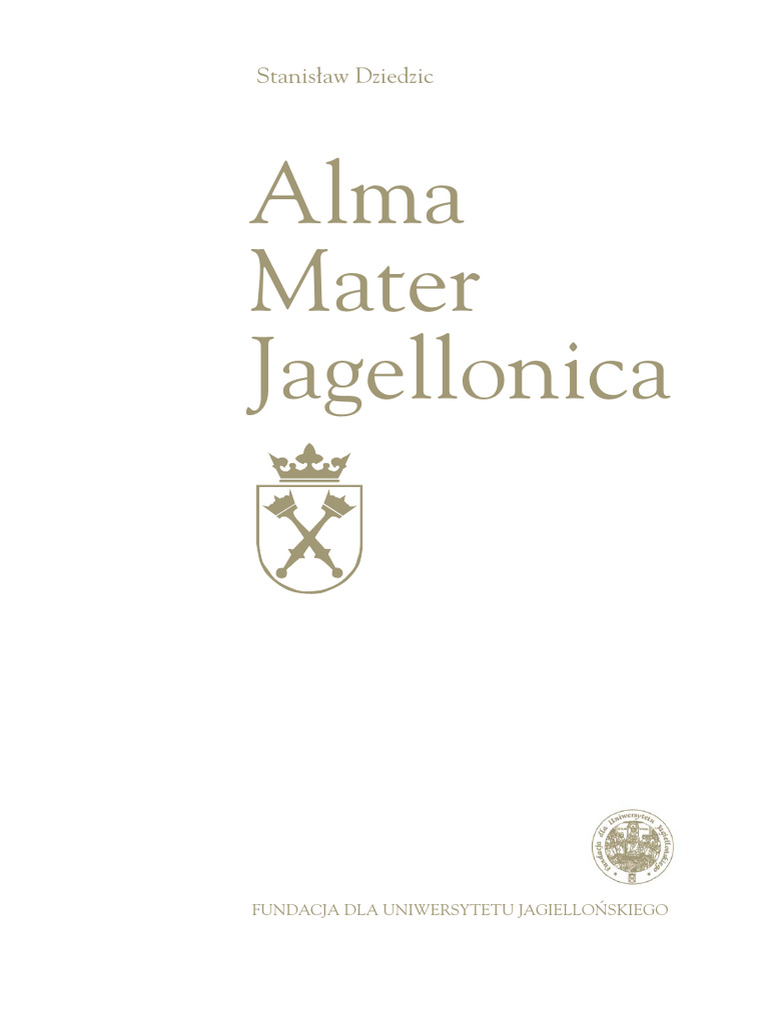 Alma Mater Jagiellonica | PDF