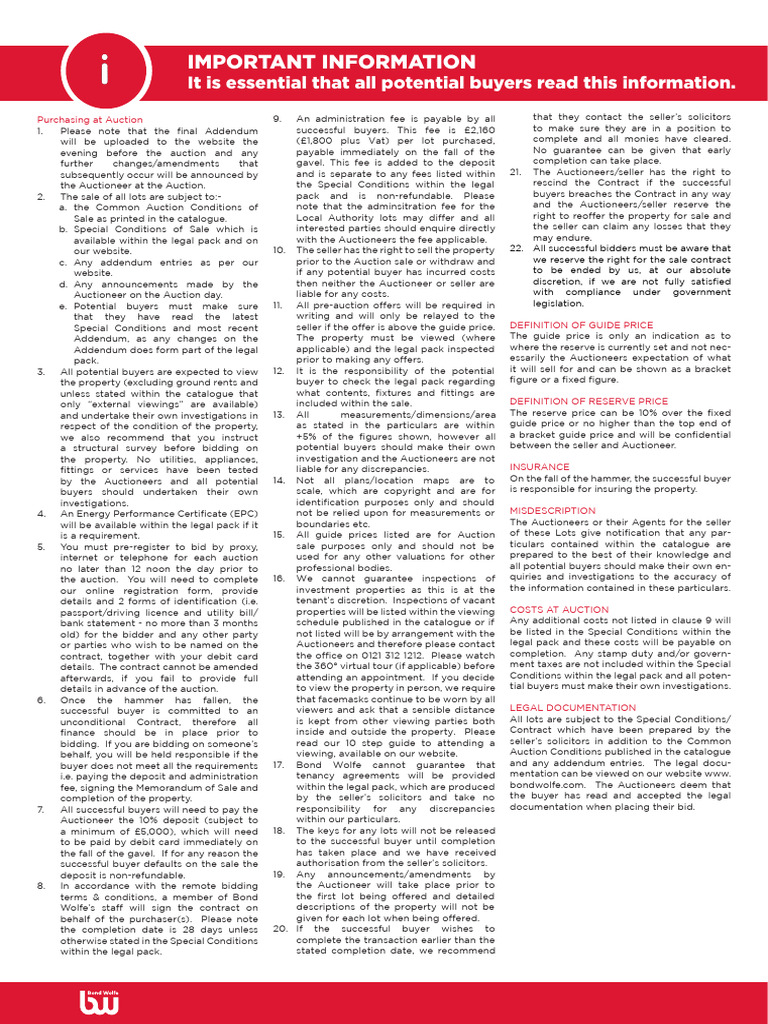 important-notices | PDF | Auction | Procurement