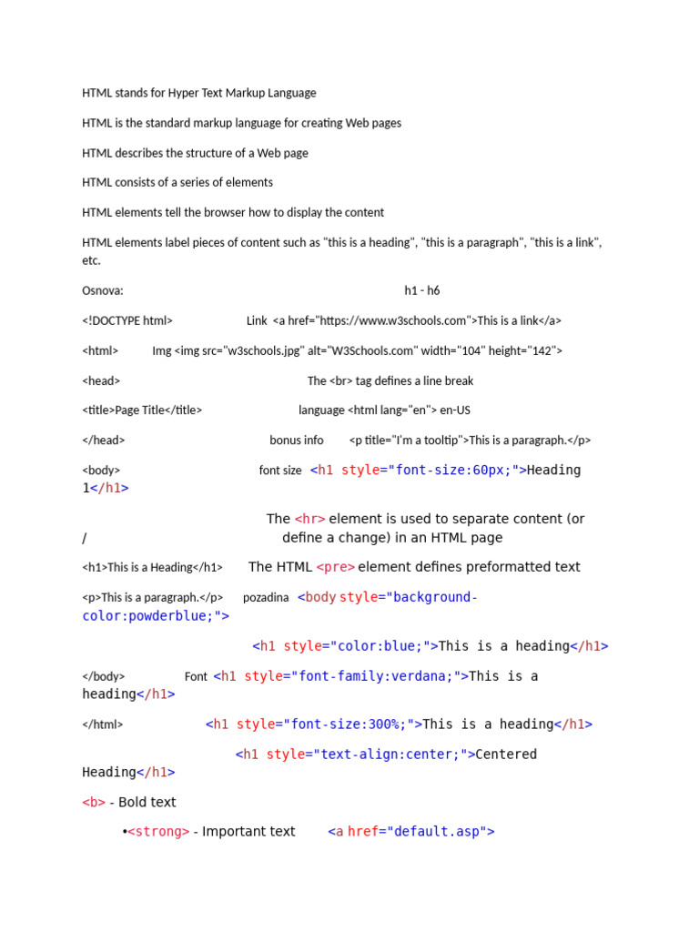 html | PDF | Html | Html Element