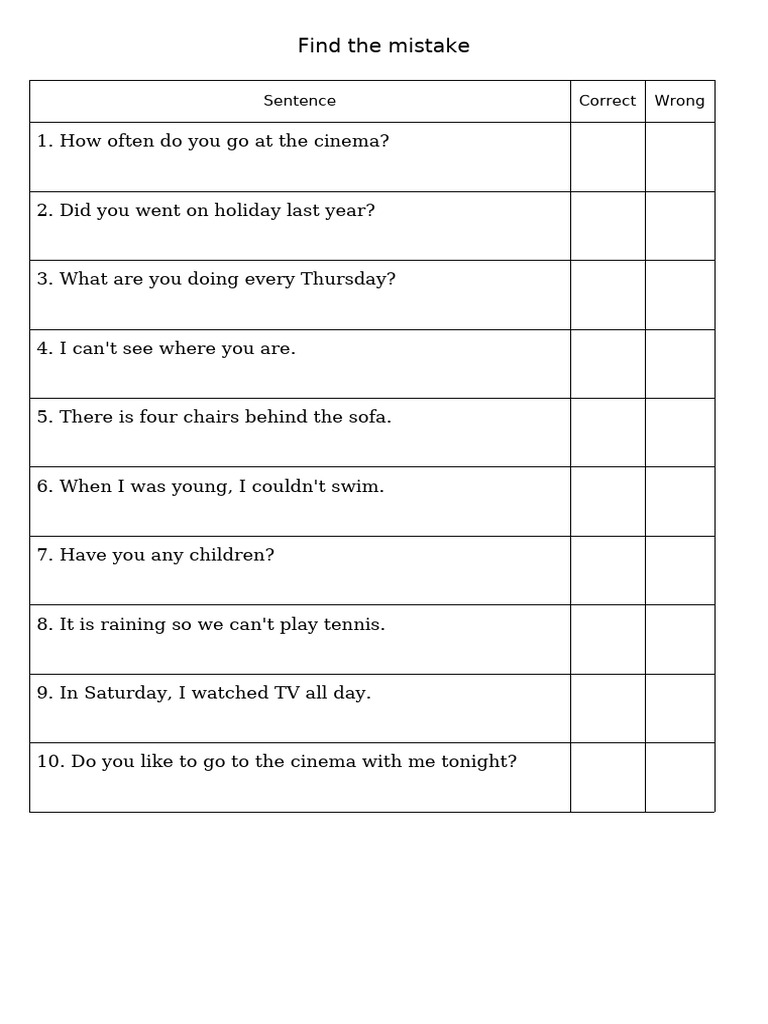 Find The Mistake | PDF | Art