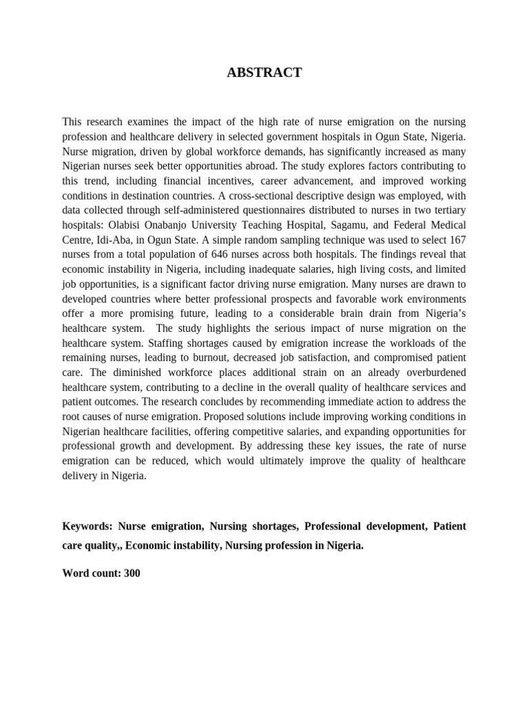 Abstract Soremekun | PDF | Science & Mathematics