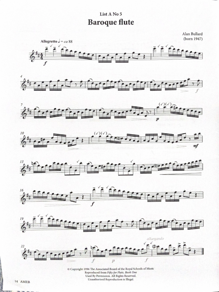 Baroque Flute | PDF