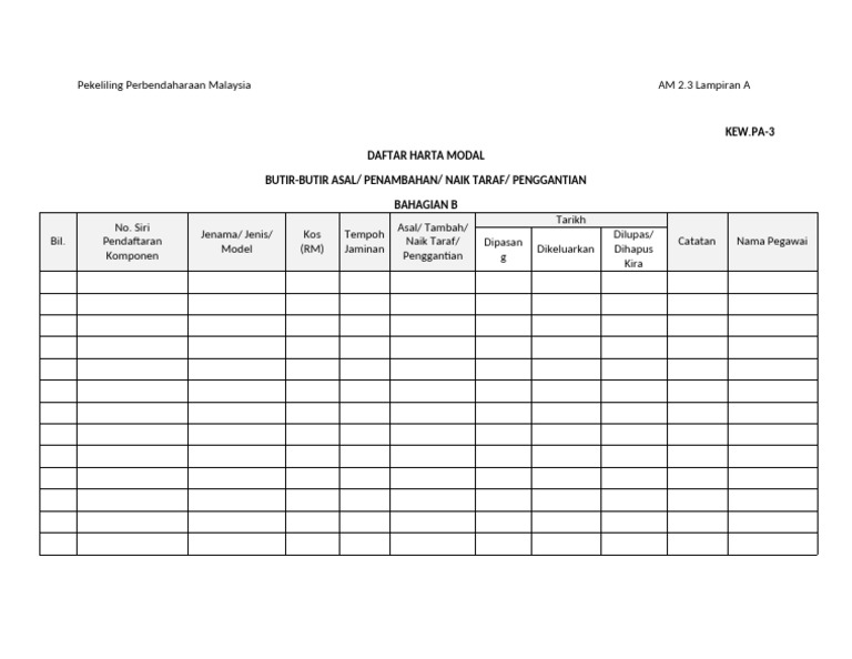 Kew - Pa-3 Belakang | PDF