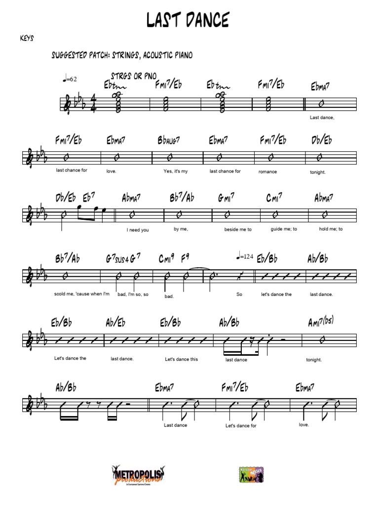 Last-Dance-Keys | PDF | String Instruments | Box Zithers