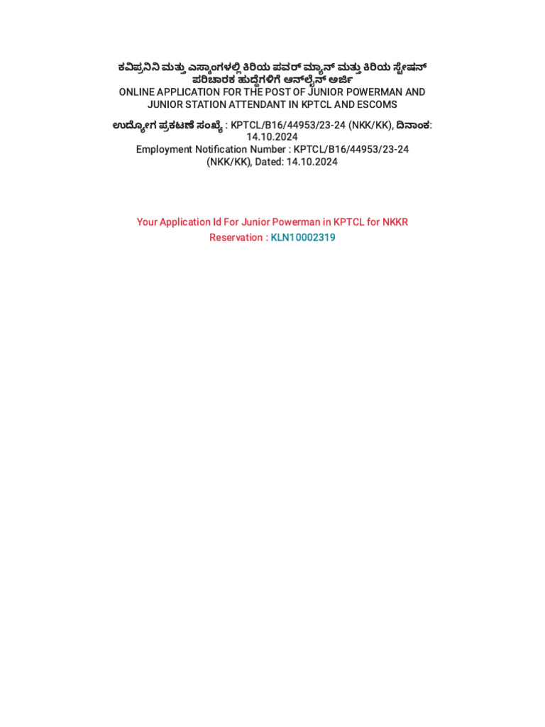 Kptcl Pdf