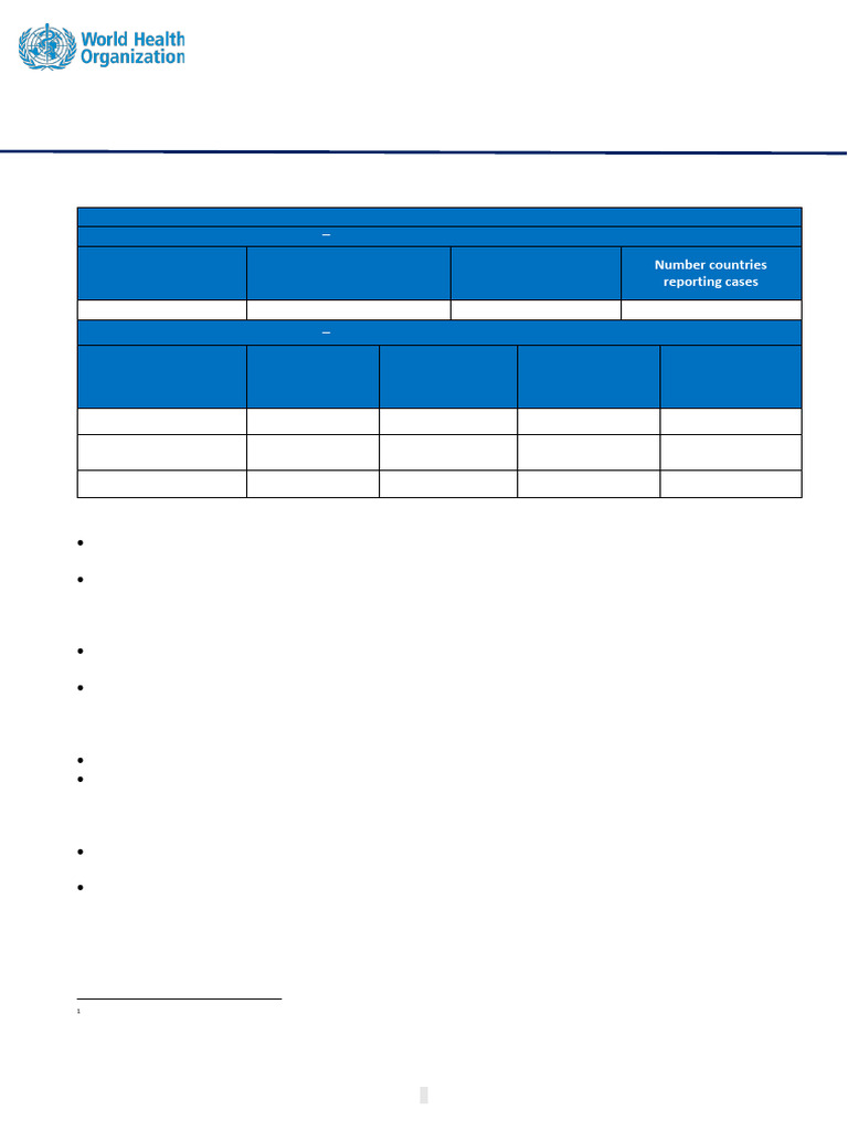 Mpox External-Sitrep - 37 | PDF | World Health Organization | Infection