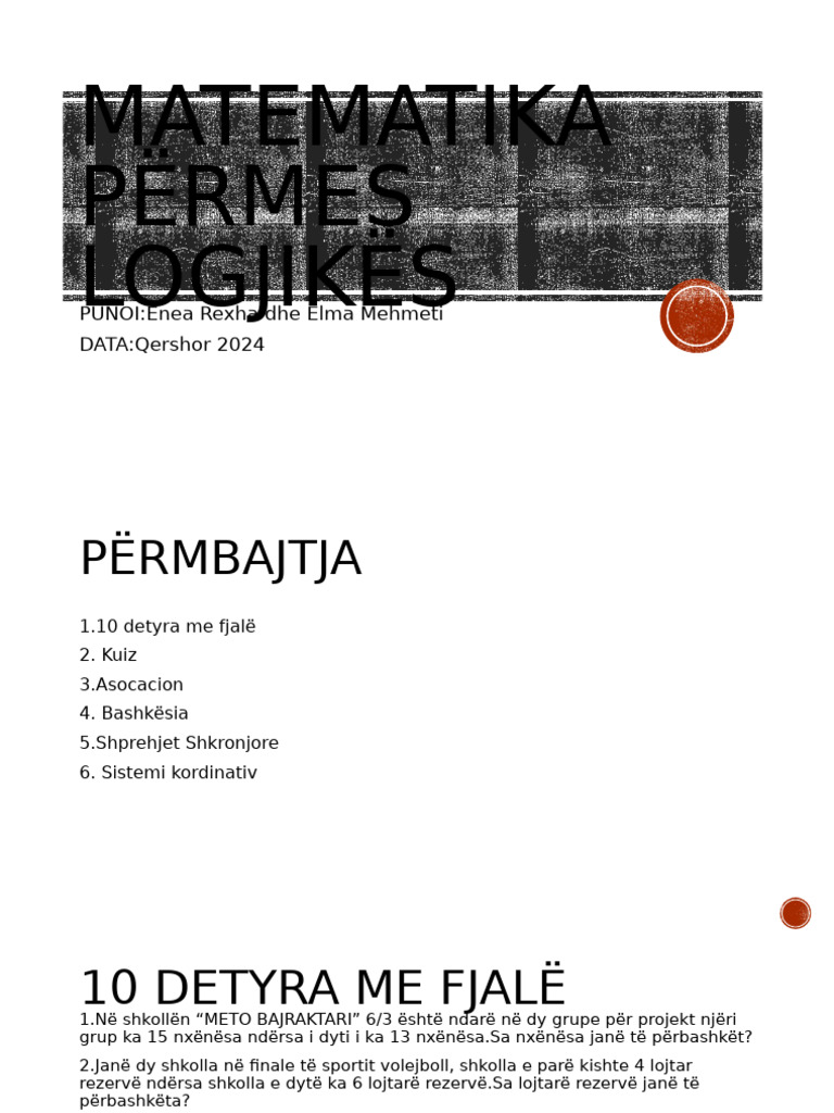 Matematika Përmes Logjikës | PDF