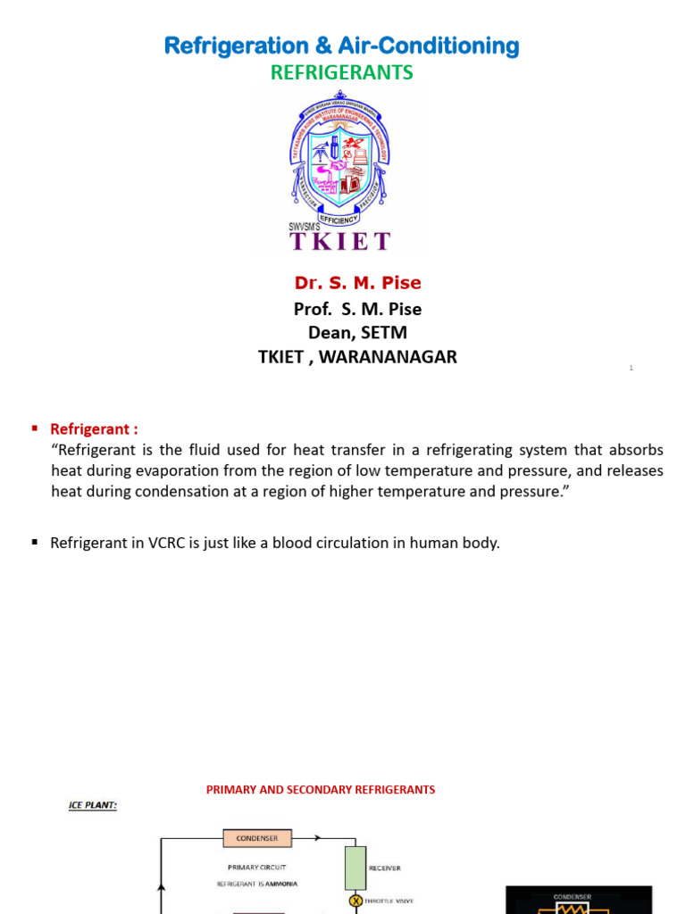 Refrigerants - Rac Lect - 25 Sept24 | PDF | Ozone Depletion ... Refrigerants - Rac Lect - 25 Sept24 | PDF | Ozone Depletion ...