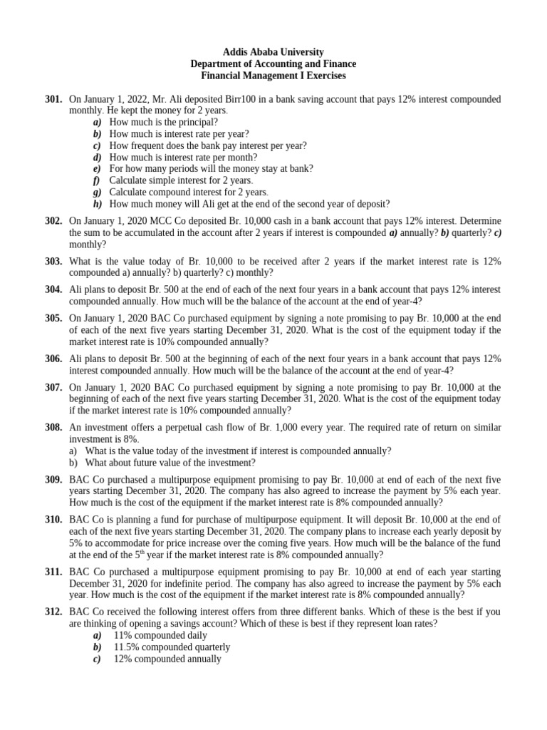 Finance Formulas Cheat Sheet | PDF | Interest | Bonds (Finance)