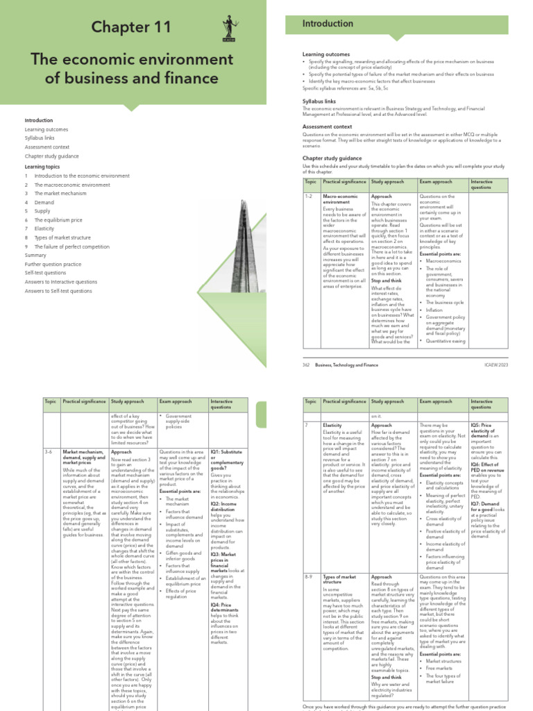 c11 | PDF | Inflation | Elasticity (Economics)