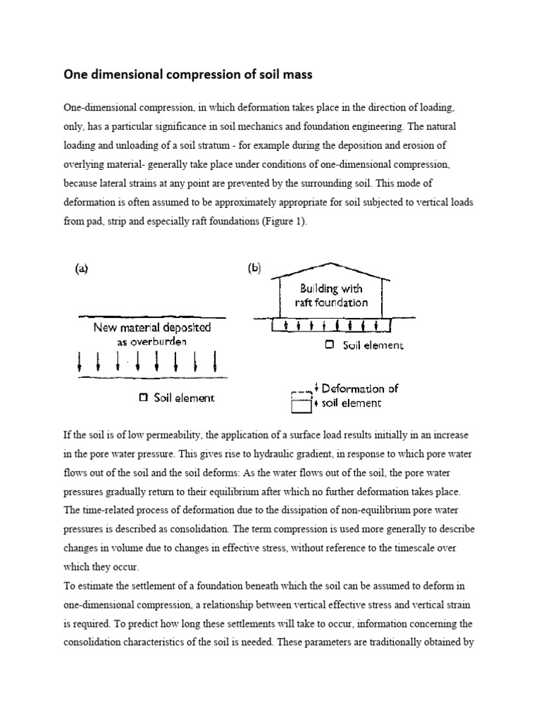 01 - Compression of Soil Mass | PDF | Stress (Mechanics) | Materials