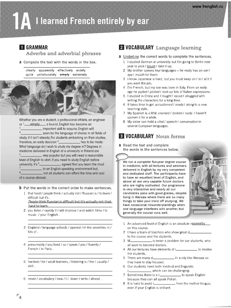 Extra Gram Unit 1 | PDF