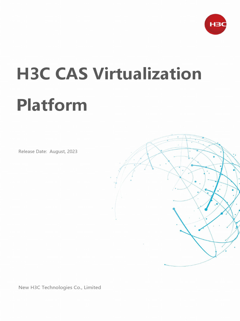 H3C CAS Virtualization Platform Datasheet | PDF | Virtualization | Cloud Computing