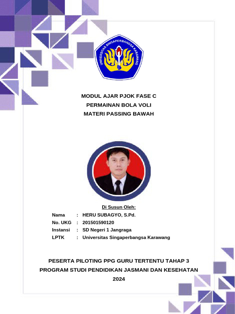 Modul Ajar Pjok Fase C Heru | PDF | Seni