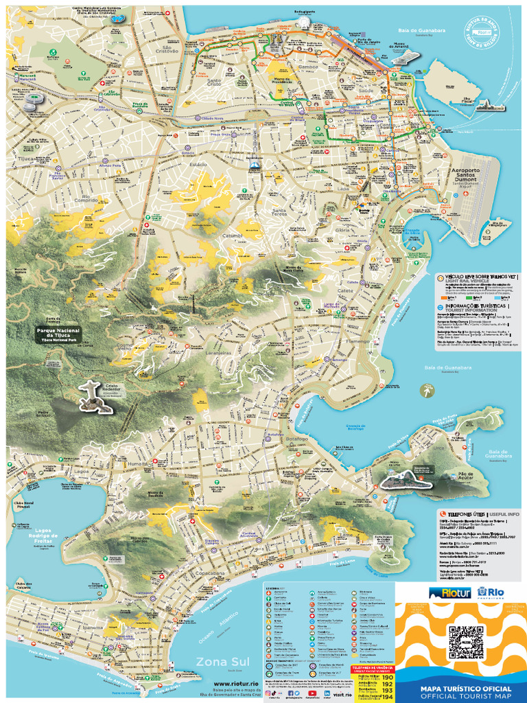 Rio de Janeiro - Mapa Riotur 2022 v20 | PDF